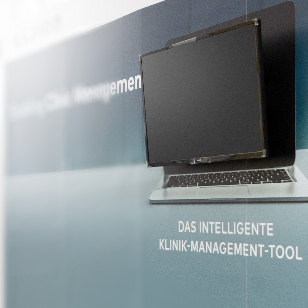 Media-Messewand für den multimedialen Messestand | Konorg
