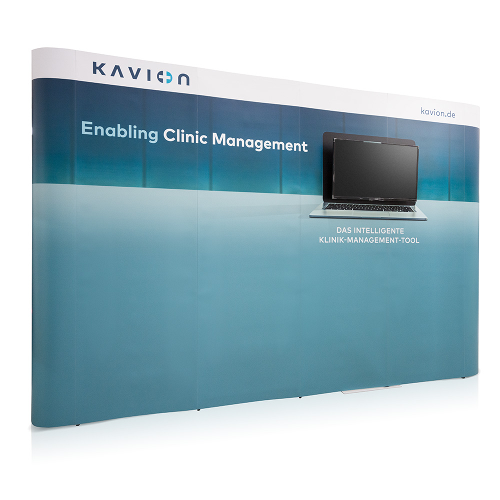 Media-Messewand für den multimedialen Messestand | Konorg