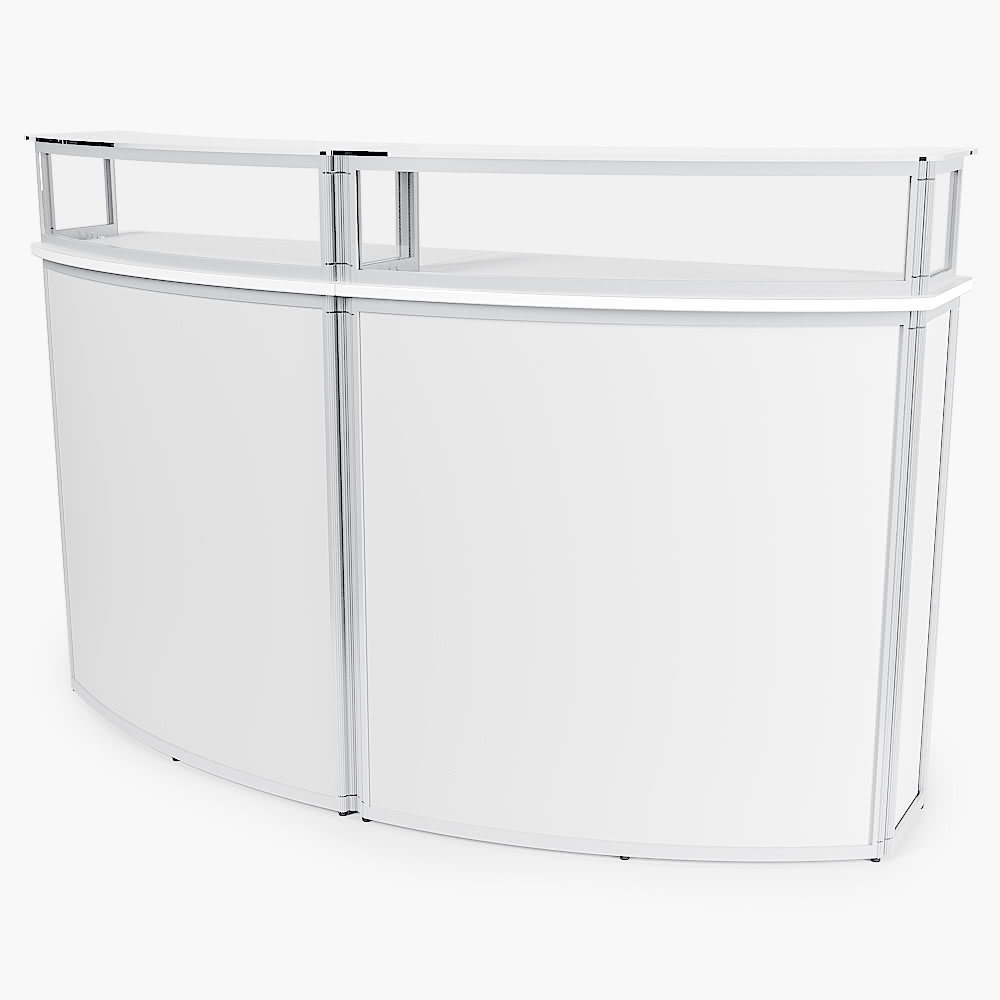 Messecounter aus Aluminium | Theken | Display-Discount.biz